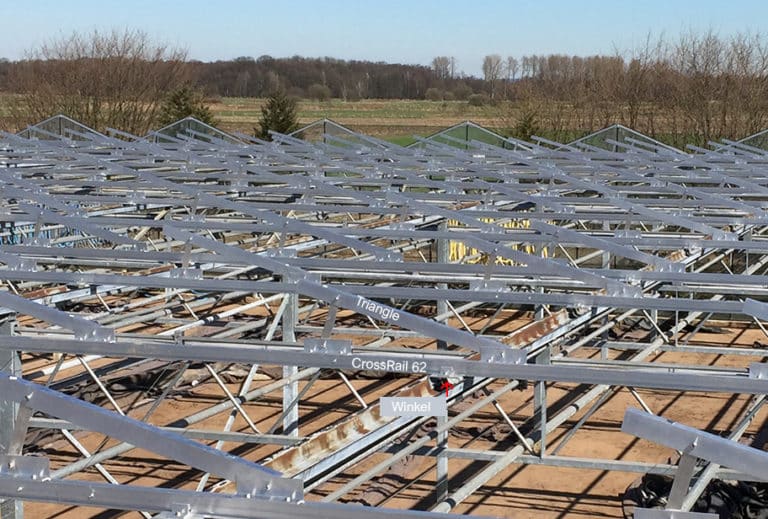 Special construction realised for a solar system on a greenhouse - K2 ...