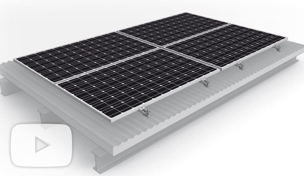 Solar fasteners on sandwich panels - K2 Systems