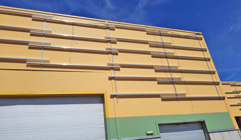 Facade solution with SolidRail components - K2 Systems