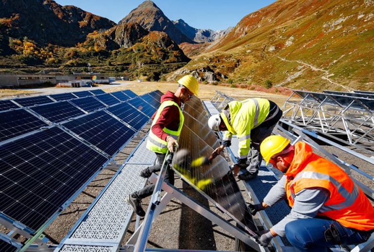 K2 substructure on the world's first floating solar installation in the ...