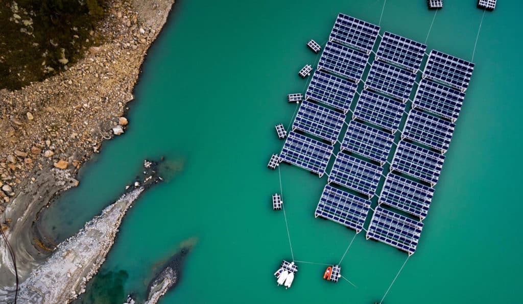 K2 substructure on the world's first floating solar installation in the ...