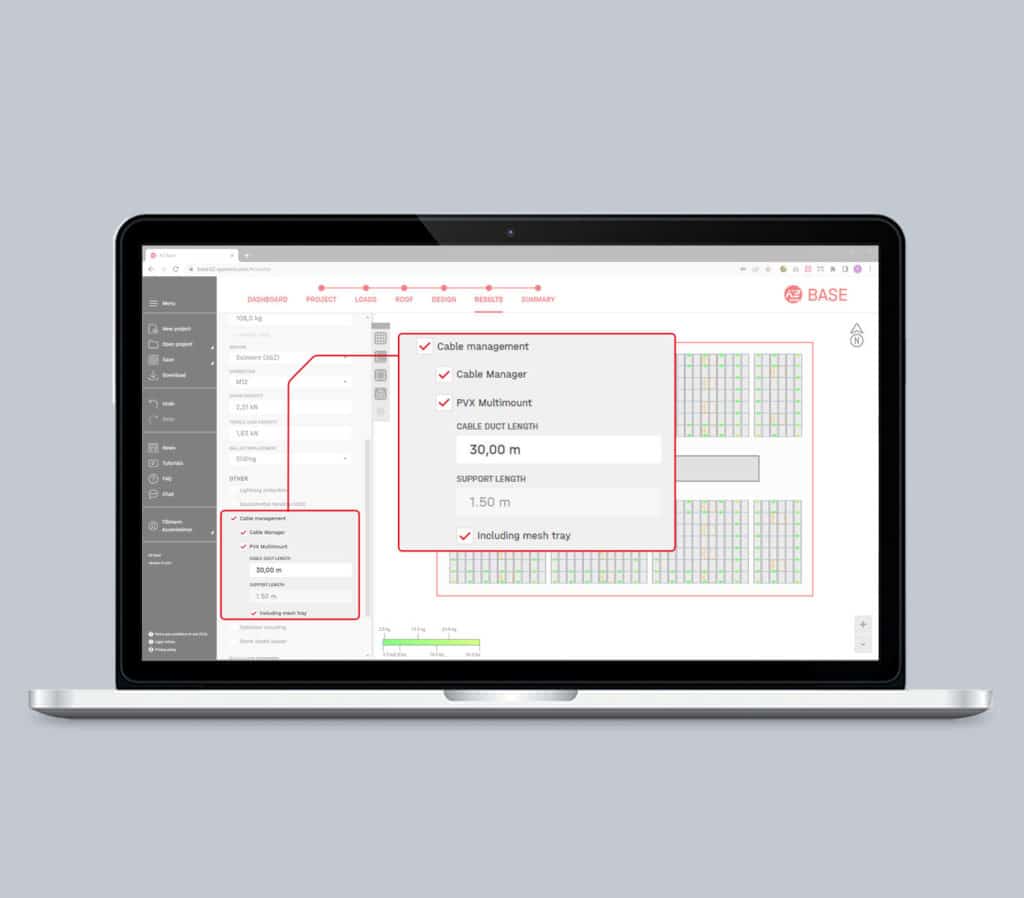 Cable management - K2 Systems