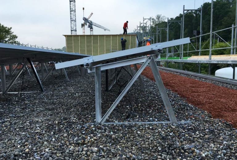 Flachdach in Zürich mit einer K2 Sonderkonstruktion ausgestattet - K2 ...