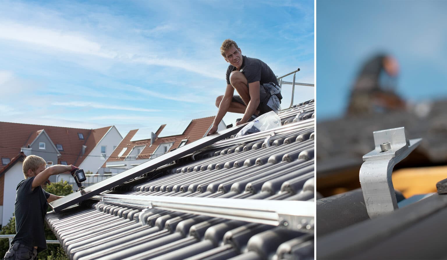 PV system with SingleRail and CrossHook 3S supplies single-family home ...