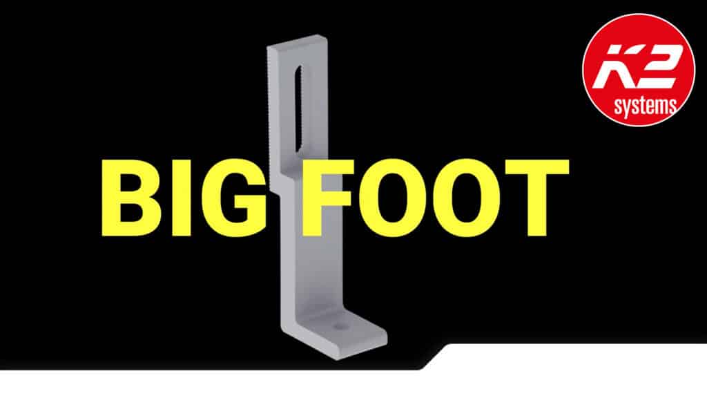 Big Foot 6" w/ 3"+ Chem Link Clip - K2 Systems