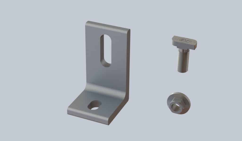 L-Foot Slotted Set - K2 Systems