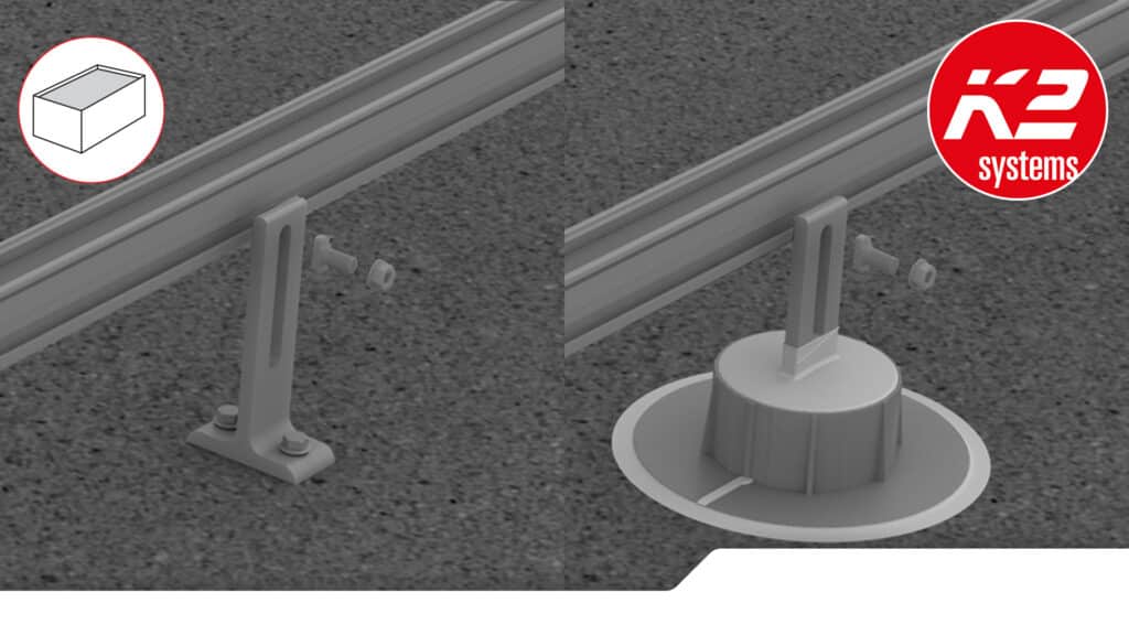 T-Foot X 6” Kit - K2 Systems