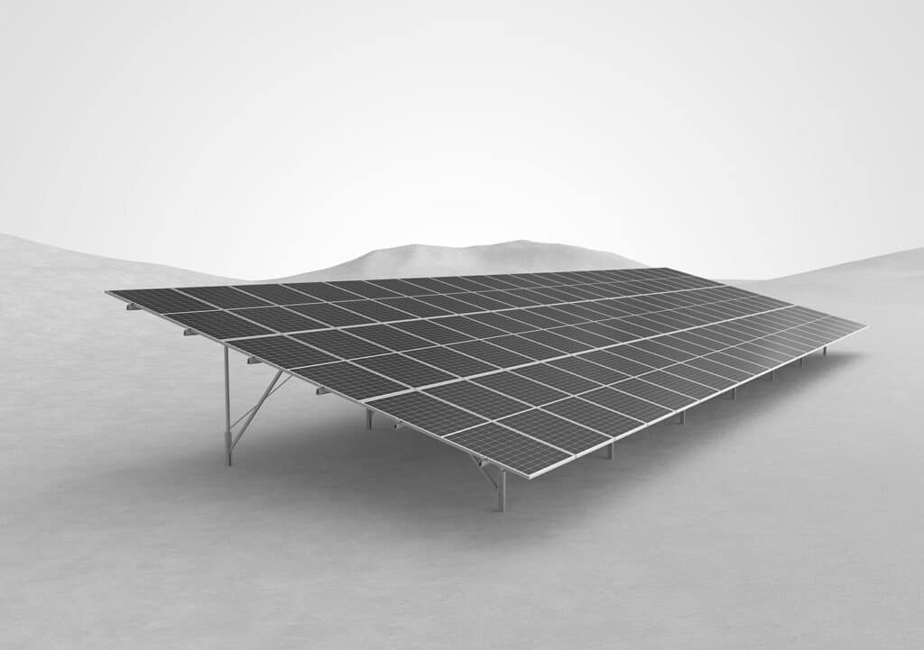 Die Freiland-PV-Lösung mit System: K2 N-Rack - K2 Systems