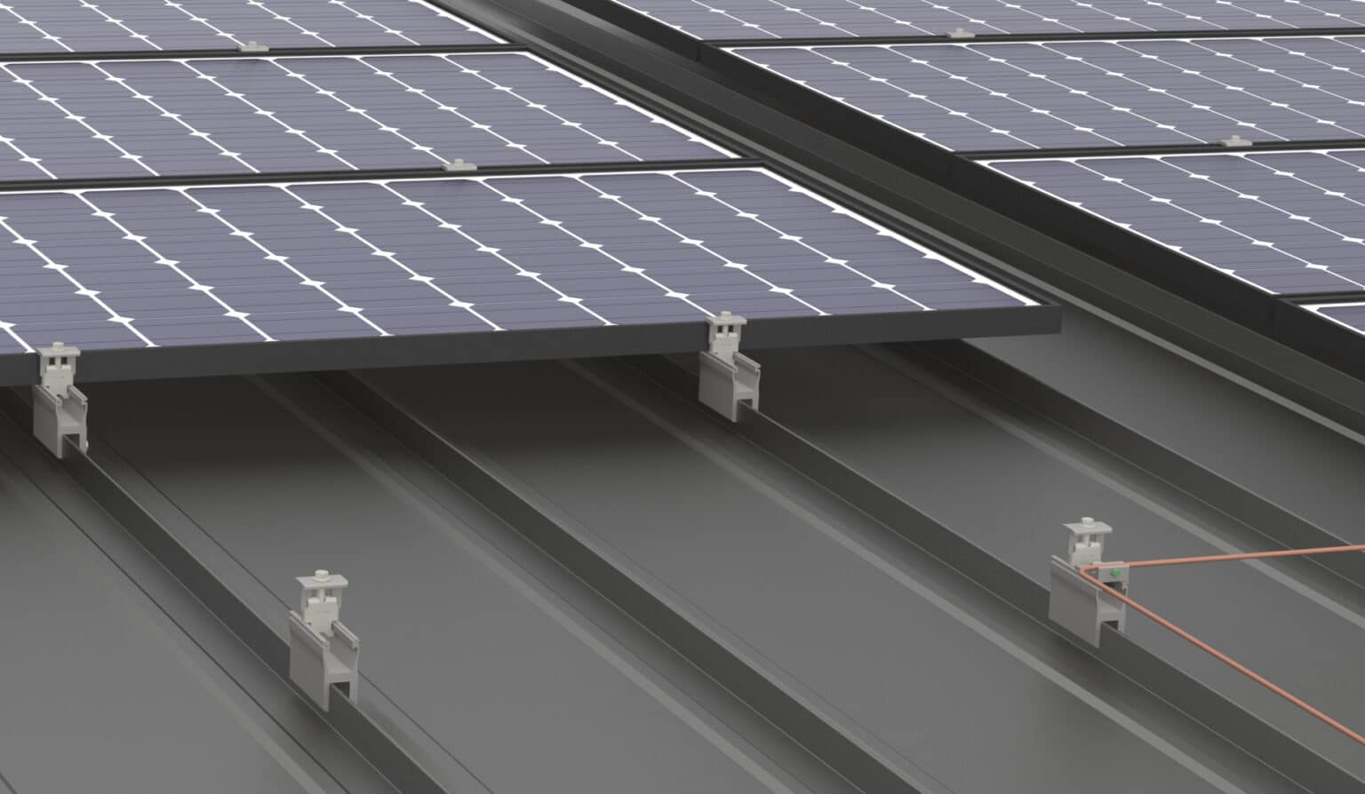 Sistema Standing Seam Rail-less - K2 Systems