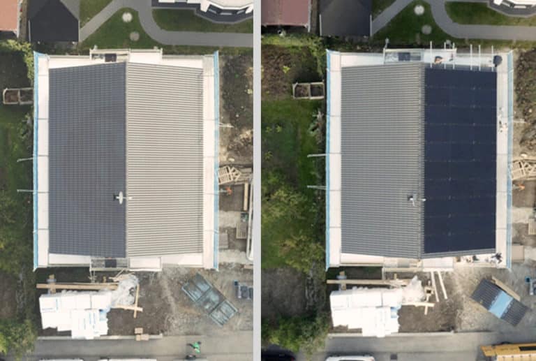 PV system with SingleRail and CrossHook 3S supplies single-family home ...