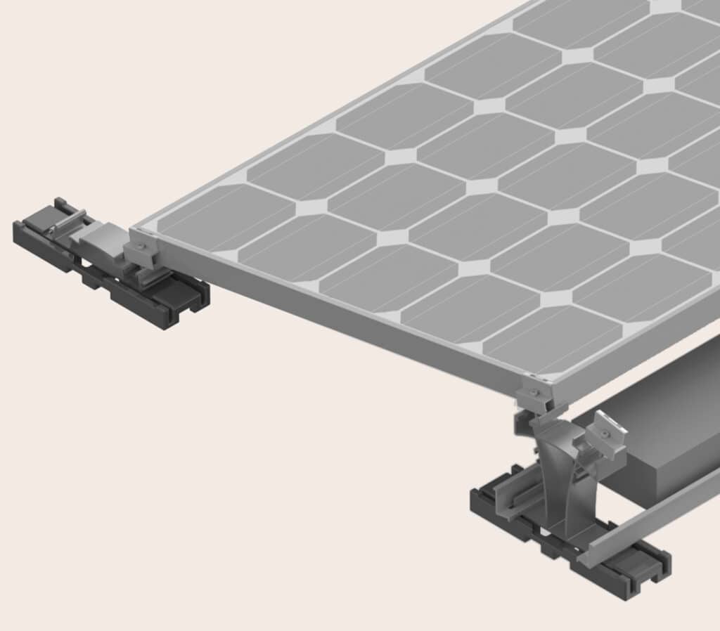 Aluminum End Clamp - K2 Systems