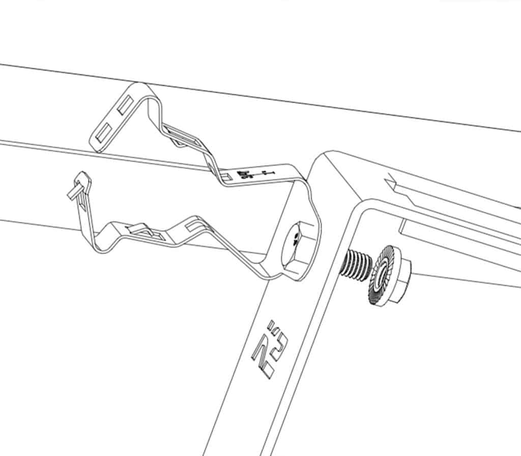 K2 Conduit Clamp SF, Kit - K2 Systems