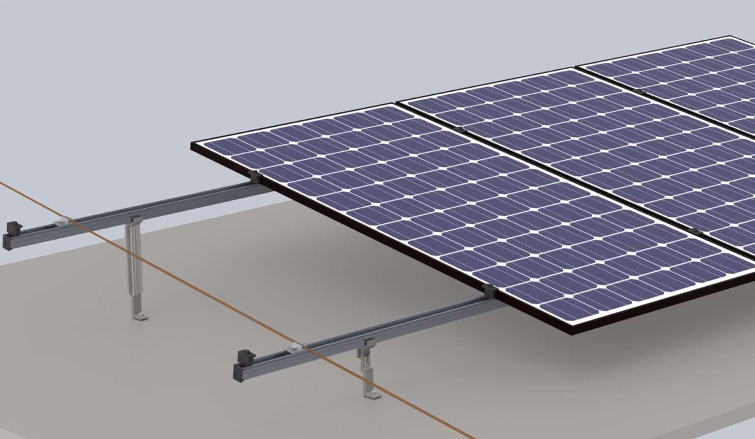 CrossRail Simple Tilt System - K2 Systems