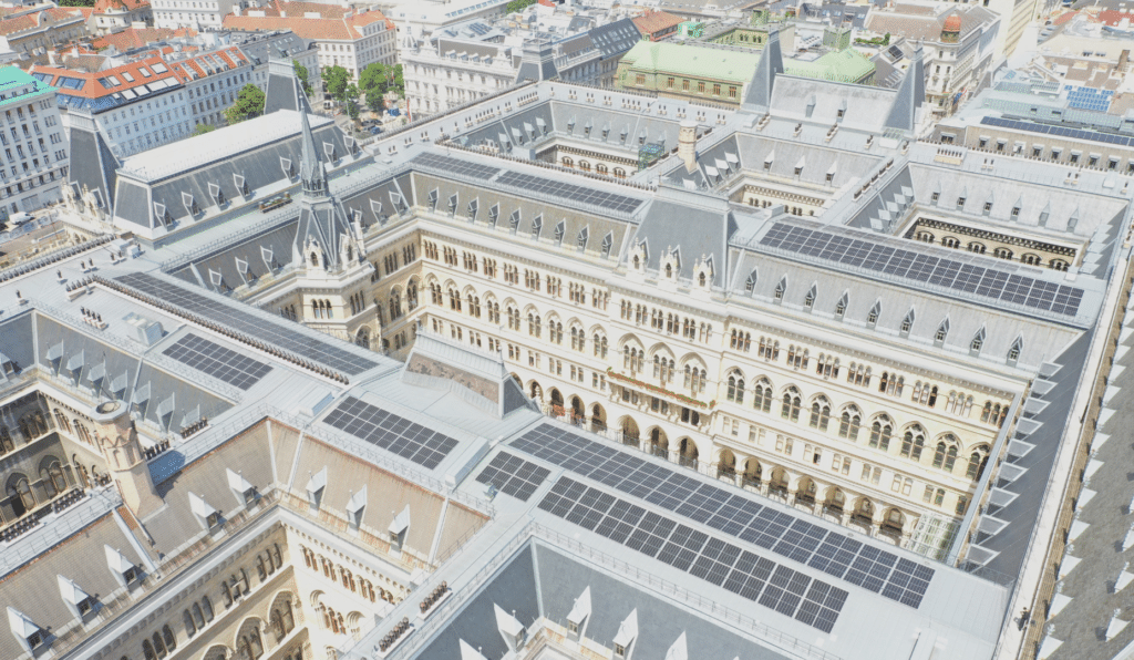 Vienna City Hall features K2 SolidRail - K2 Systems
