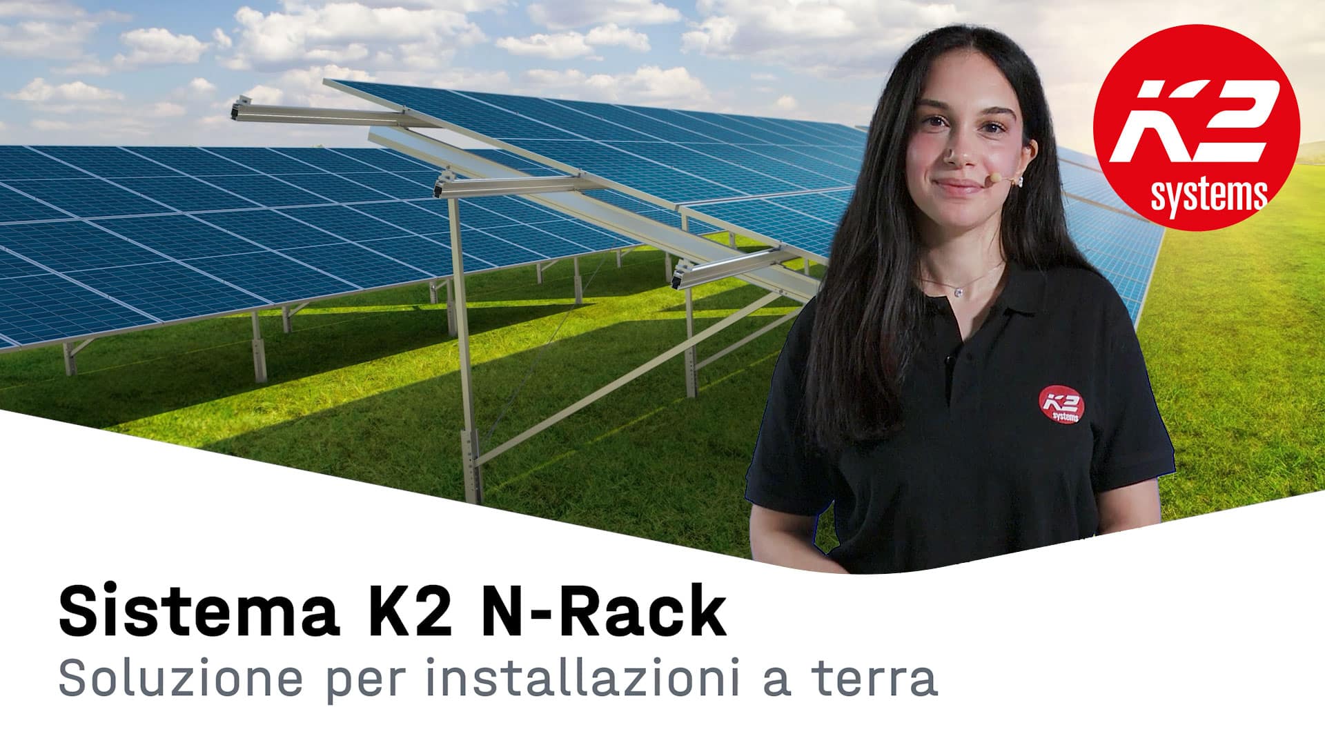 Sistema K2 N-Rack – Soluzione per installazione a terra - K2 Systems