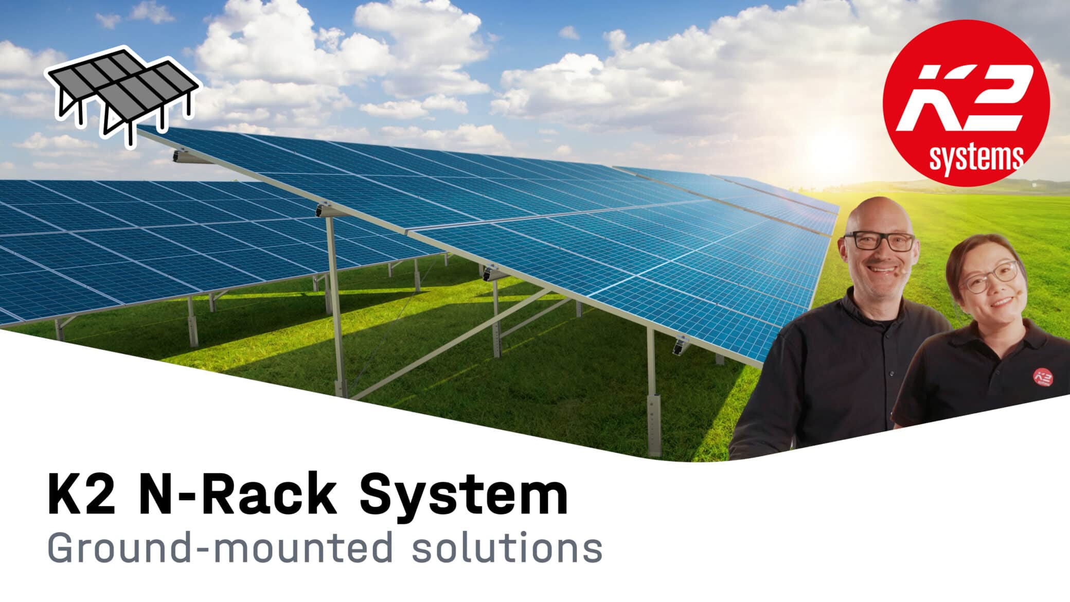 Introduction K2 N-Rack ground-mounted solution - K2 Systems